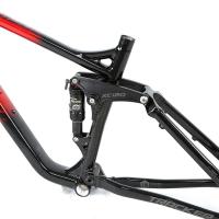 China AL7005 Dual Suspension Mountain Bike Frame 120mm Travel for 17 19 Inch Downhill Bikes for sale