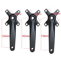 China Bicycle Crankset 104BCD 152mm Non-integral crank/disc 32/34/36/38t in Black/Blue/Green/Red for sale