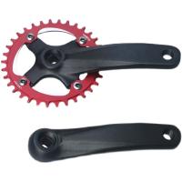 China Bicycle Crankset 104BCD 152mm Non-integral crank/disc 32/34/36/38t in Black/Blue/Green/Red for sale