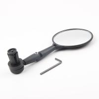China 50g 360 Degree Rotation Safety Reflector Convex Mirror for Mountain and Road Bicycles Durable Plastic Bike Plug Mirror for sale