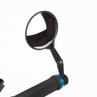 China 50g 360 Degree Rotation Safety Reflector Convex Mirror for Mountain and Road Bicycles Durable Plastic Bike Plug Mirror for sale