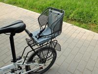 China All Seasons Applicable Simple Style Rear Child Bike Seat with Handle and Belt for sale