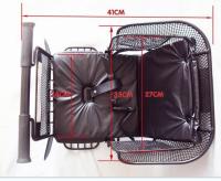 China All Seasons Applicable Simple Style Rear Child Bike Seat with Handle and Belt for sale