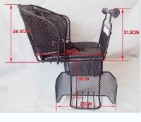 China All Seasons Applicable Simple Style Rear Child Bike Seat with Handle and Belt for sale