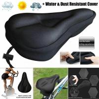 China Breathable Silicone Bicycle Saddle Seat Soft Gel Pad Cushion Cover for Mountain Bike for sale