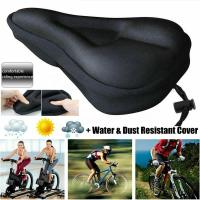 China Breathable Silicone Bicycle Saddle Seat Soft Gel Pad Cushion Cover for Mountain Bike for sale