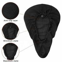 China Breathable Silicone Bicycle Saddle Seat Soft Gel Pad Cushion Cover for Mountain Bike for sale