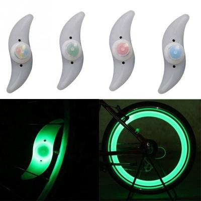 China 1 x Button Battery Powered JWA Silicone Bike Light Frame for Colorful and Fun Cycling for sale