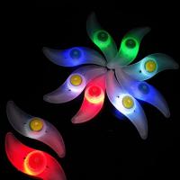 China 1 x Button Battery Powered JWA Silicone Bike Light Frame for Colorful and Fun Cycling for sale