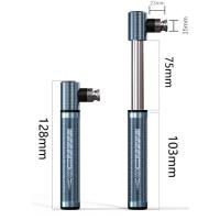 China 14.5*7.2*4.1cm Mini Universal Aluminum Alloy Bike Pump with AV FV and Schrader Valve for sale