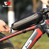 China WEST BIKING 1-1.5L Bicycle Bag Waterproof EVA Hard Shell and 145g for Road Bike Frame for sale