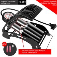 China Steel Engineering Plastic Foot Pump for Bicycle Motor Car High Pressure Portable Pump for sale
