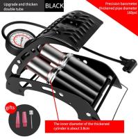 China Steel Engineering Plastic Foot Pump for Bicycle Motor Car High Pressure Portable Pump for sale