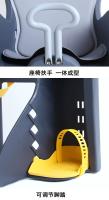 China Plastic Shell Material Large Space Child Safety Bicycle Seat Easy to Install for Kids for sale