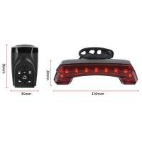 China Stay Safe on Your Bike with Intelligent USB Rear Light and Wireless Remote Control for sale