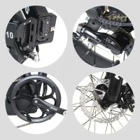 China 2024 Direct 20x4.0 Inch Fat Tire Folding E-Bike 1000W with 7 Speed Gears Rear Hub Motor for sale