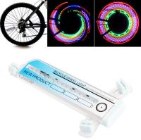 China 32 LED Flash Spoke Light Lamp for 24 Inches Wheel Battery Powered Outdoor Cycling Lights for sale