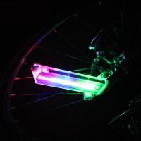 China 32 LED Flash Spoke Light Lamp for 24 Inches Wheel Battery Powered Outdoor Cycling Lights for sale