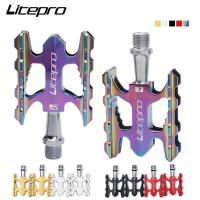 China Bearing DU Ultra-Light Bearing MTB Road Folding Bicycle CNC Foot Pedal 2021 Product for sale