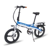 China 48V 350W 10AH Electric Bike with 20 Inch Folding Frame and 31-60km Range per Power for sale