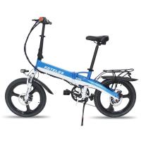 China 48V 350W 10AH Electric Bike with 20 Inch Folding Frame and 31-60km Range per Power for sale