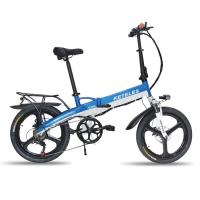 China 48V 350W 10AH Electric Bike with 20 Inch Folding Frame and 31-60km Range per Power for sale