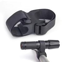 China Black Bicycle LED Torch Rotation Bracket Flashlight Stand for 28-40mm Bike Light for sale