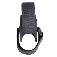 China Black Bicycle LED Torch Rotation Bracket Flashlight Stand for 28-40mm Bike Light for sale