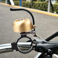China Aluminium Horn for Classic Retro Bicycle Cycling Black Gold Bike Handlebar Accessories for sale