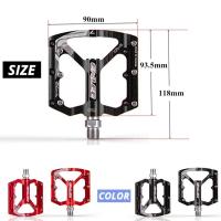 China 2021 ENLEE Red/black Aluminum Alloy Ultralight Pedals for Mountain Bike Road Bicycle for sale