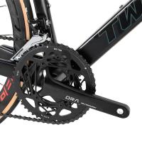 China Carbon Fibre Bead Pedal V Brake 22 Speed Road Bike 700c Full Carbon Bicycle for Benefit for sale