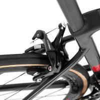China Carbon Fibre Bead Pedal V Brake 22 Speed Road Bike 700c Full Carbon Bicycle for Benefit for sale