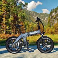 China Electric Folding Mountain Bike Heavy Steel Frame Fat Tire for All Terrain Dirt Riding for sale