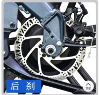 China Electric Folding Mountain Bike Heavy Steel Frame Fat Tire for All Terrain Dirt Riding for sale