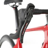 China TWITTER Off-road Carbon Pedals 24 Speed Road Bike with Disc Brakes and Carbon Fibre Frame for sale