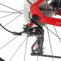 China TWITTER Off-road Carbon Pedals 24 Speed Road Bike with Disc Brakes and Carbon Fibre Frame for sale