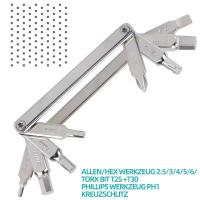 China Upgrade Your Bike with Our Silver Multi-Function Hexagonal Screwdriver and Wrench Set for sale