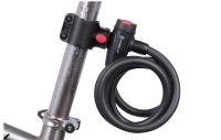 China 2022 Anti Theft Bike Steel Cable Lock Portable Security Padlock for Mountain MTB Bikes for sale
