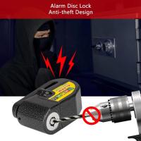 China 110dB Vibration Alarm Bicycle Motorcycle Lock for Anti-theft Waterproof Security for sale