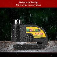 China 110dB Vibration Alarm Bicycle Motorcycle Lock for Anti-theft Waterproof Security for sale