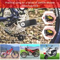 China 110dB Vibration Alarm Bicycle Motorcycle Lock for Anti-theft Waterproof Security for sale