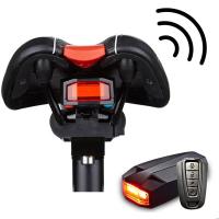 China COB Bright Light Source Wireless Remote Control Bicycle Anti-Theft Alarm with 110dB Sound for sale