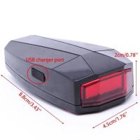 China COB Bright Light Source Wireless Remote Control Bicycle Anti-Theft Alarm with 110dB Sound for sale
