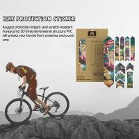 China PVC Bike Stickers for Anti-slip MTB Frame Protection and Customized Road Bike Design for sale