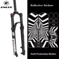 China 2021 ENLEE Reflective Fork Stickers MTB Road Bike/Scooter 3D Protective Film Bike Accessories for sale