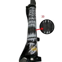 China 3D Waterproof Bicycle Fork Protection Sticker for Decorative Cycling Frame Guard for sale