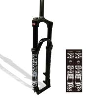 China 3D Waterproof Bicycle Fork Protection Sticker for Decorative Cycling Frame Guard for sale