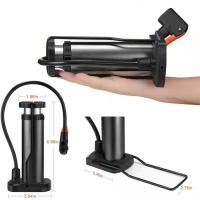 China Delivery Time 7-15 Days Mini Bicycle Repair Kit with Schrader Valve and Gauge Foot Pump for sale