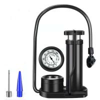 China Delivery Time 7-15 Days Mini Bicycle Repair Kit with Schrader Valve and Gauge Foot Pump for sale