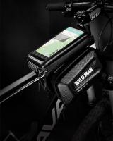 China Front Tube Frame Bike Bicycle Handlebar Bag with 1L Capacity Waterproof Phone Mount for sale